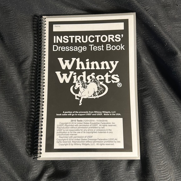 Other | Dressage Test Book | Poshmark